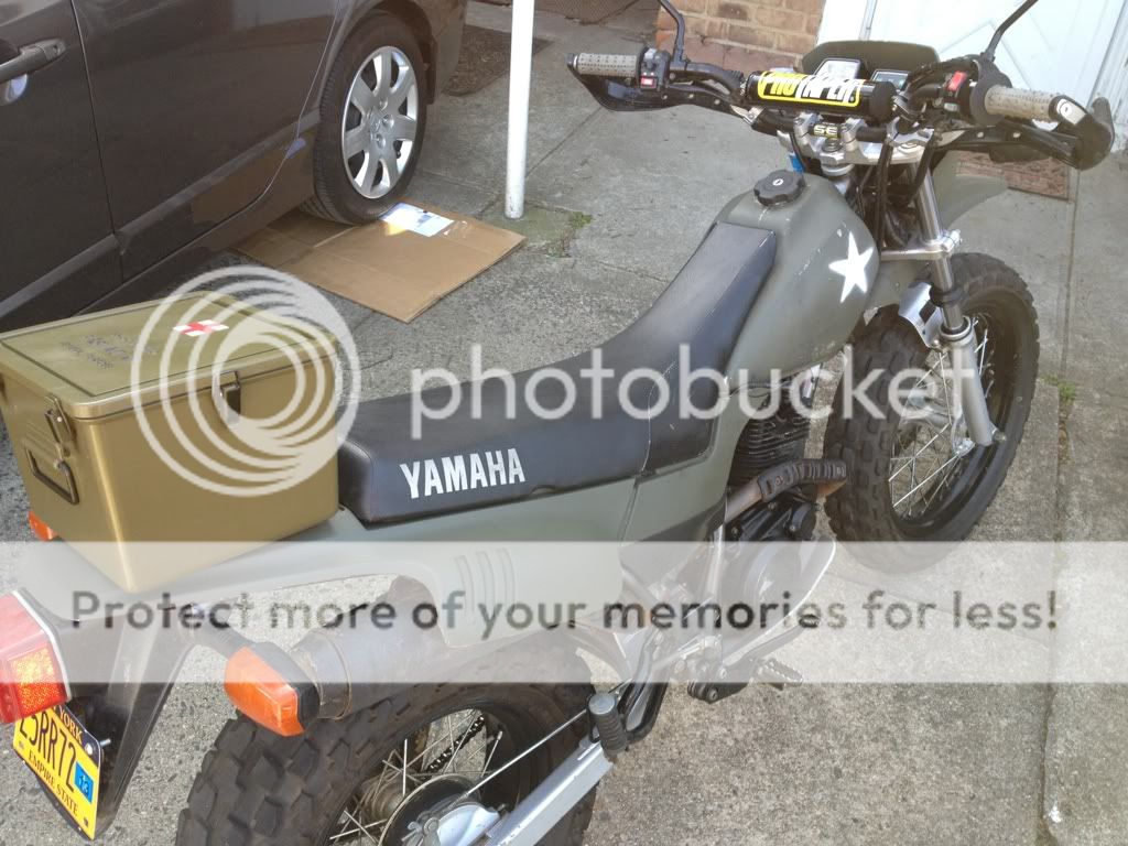 New Nomadic rear fender racks | TW200 Forum